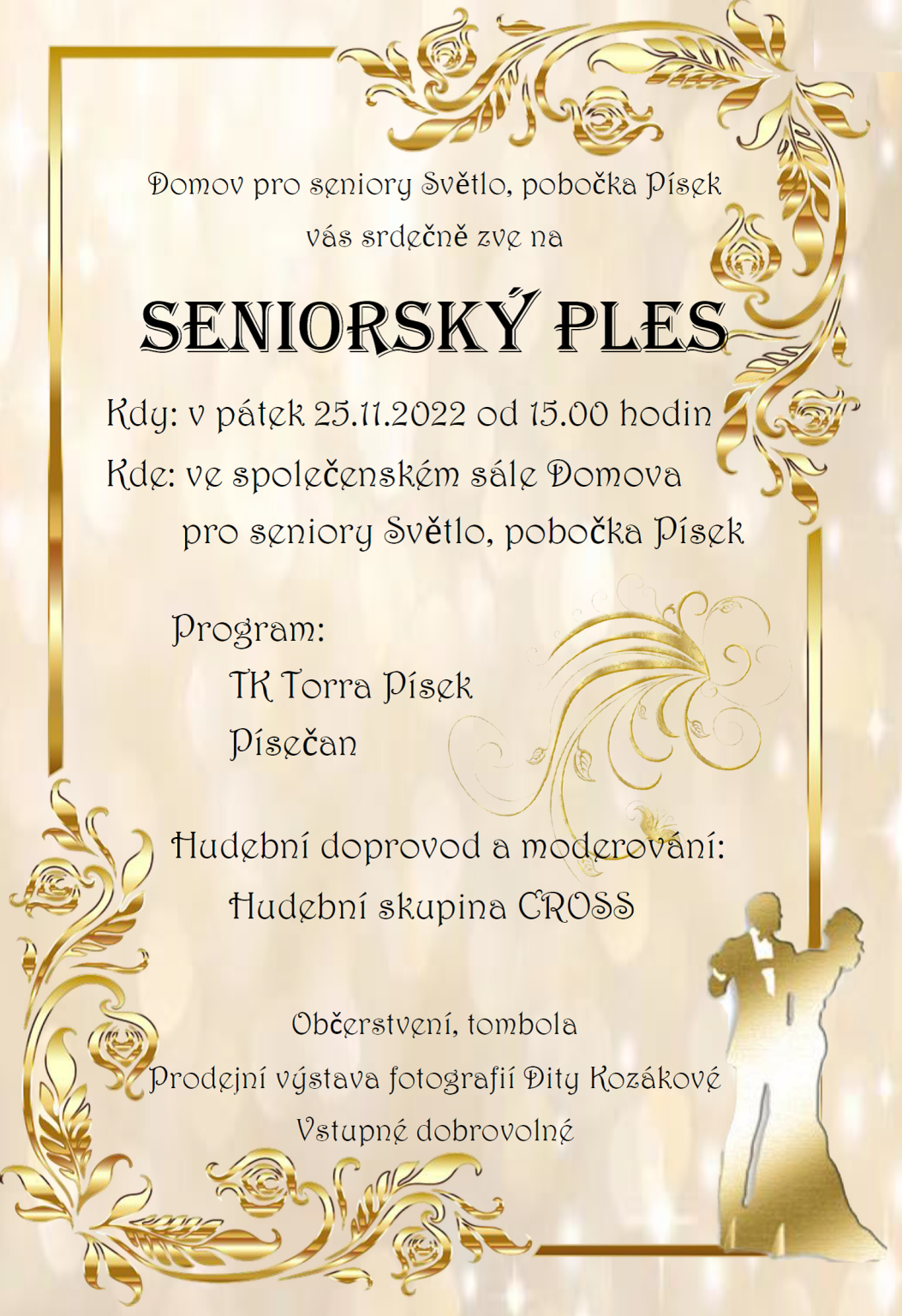 POZVÁNKA NA PLES - DPS Světlo