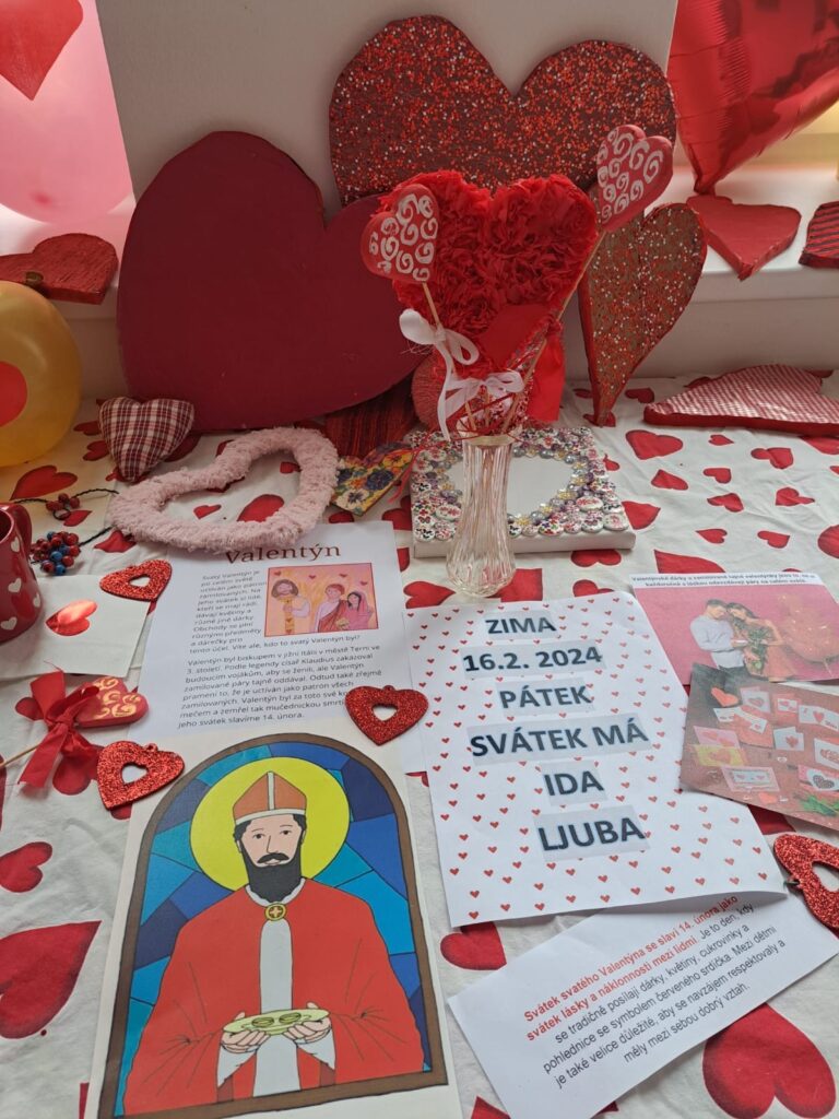 SMYSLOVÁ AKTIVIZACE NA TÉMA: VALENTÝN - DPS Světlo